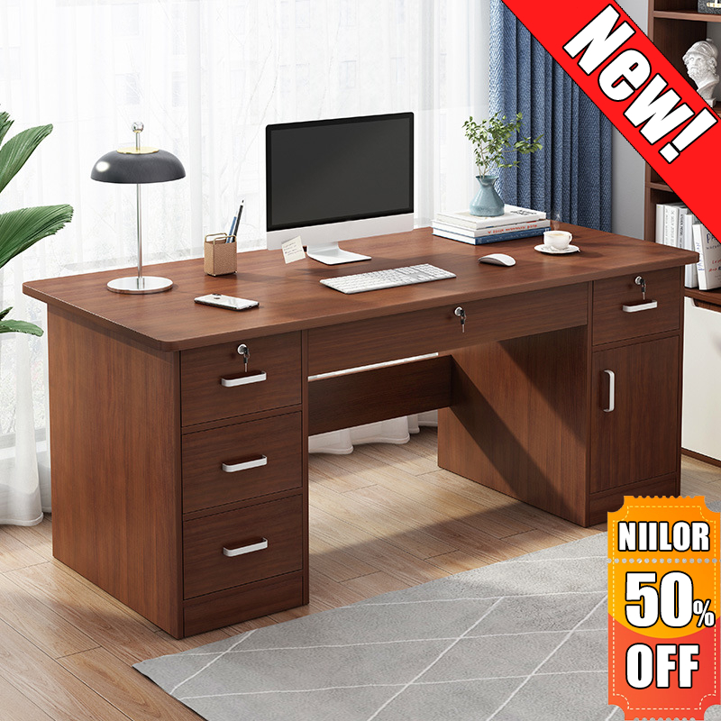 NR-140CM Computer Work Table With Drawer Home Office Multifunctional ...
