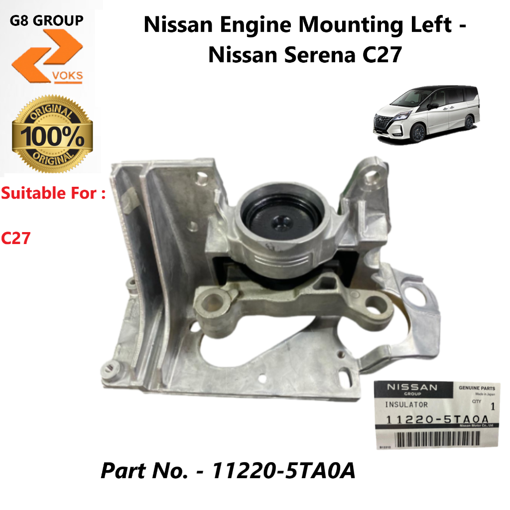 Nissan Engine Mounting LH - Nissan C27 Serena ( 11220-5TA0A ) | Shopee ...