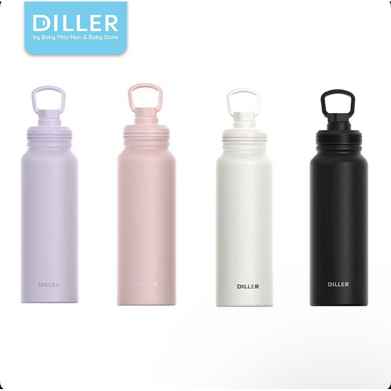 Diller Stainless Steel Direct Drink Water Bottle 1000ml (D9290 ...