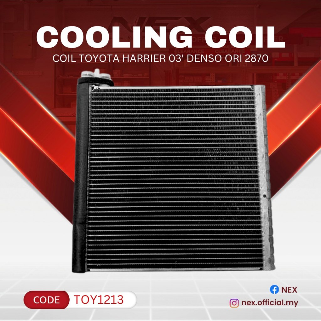 COOLING COIL TOYOTA HARRIER 03' DENSO ORI 2870 | Shopee Malaysia