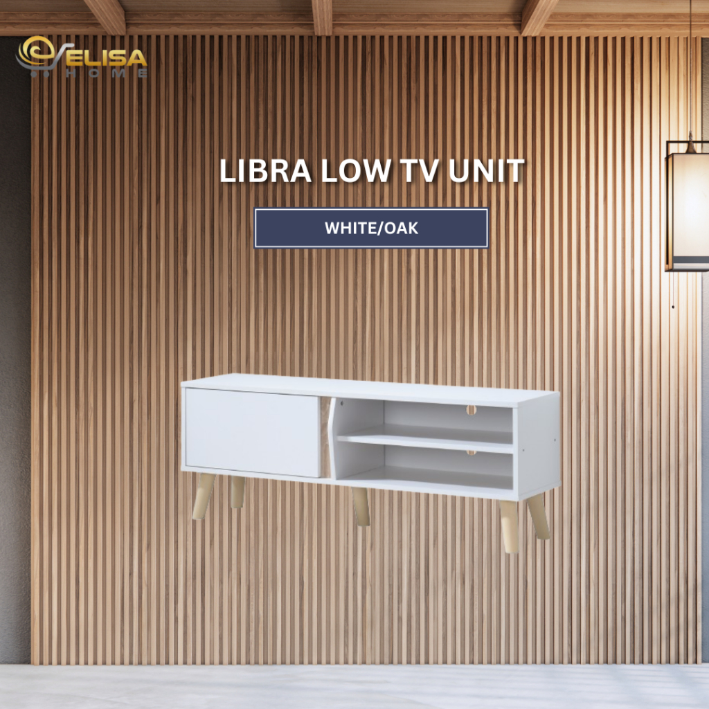 ELISA HOME Libra 5.3 Feet TV Cabinet Rak TV 电视柜 | Shopee Malaysia