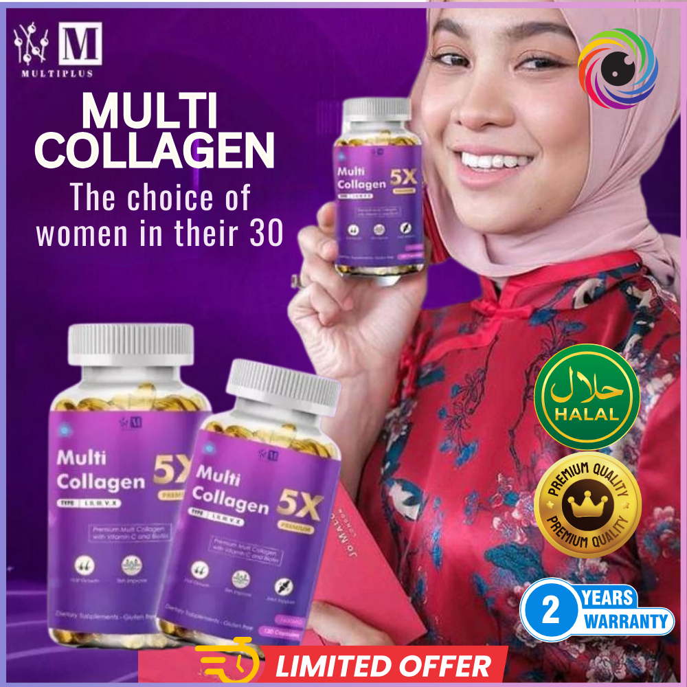 (BUY 1 GET 1) MULTI COLLAGEN 5X Original VIRAL PRODUCT Cantik Kulit ...