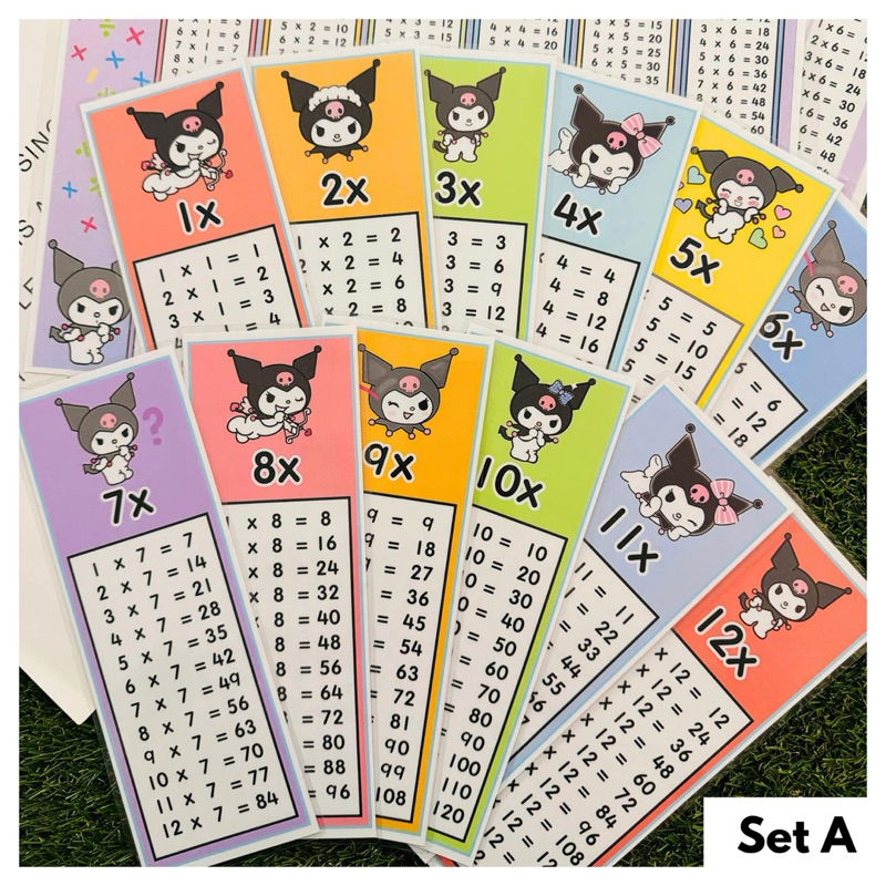 【Kuromi Series】 Multiplication Table | Shopee Malaysia