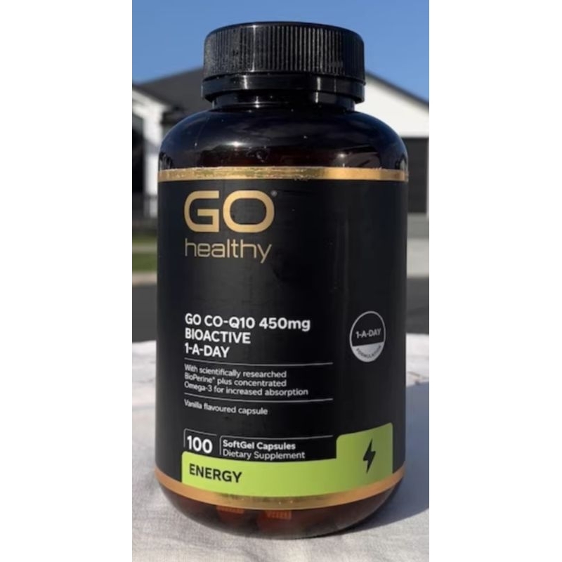 Go Healthy Go CO-Q10 450mg BioActive 1-A-DAY, 100 Capsules | Shopee ...