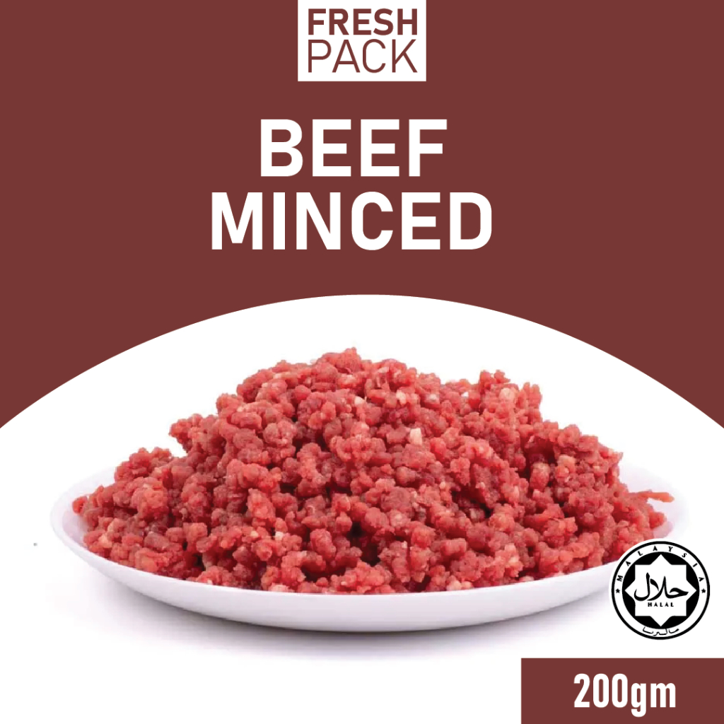 Daging Lembu Cincang/Beef Minced (200g) Fresh Pack | Shopee Malaysia