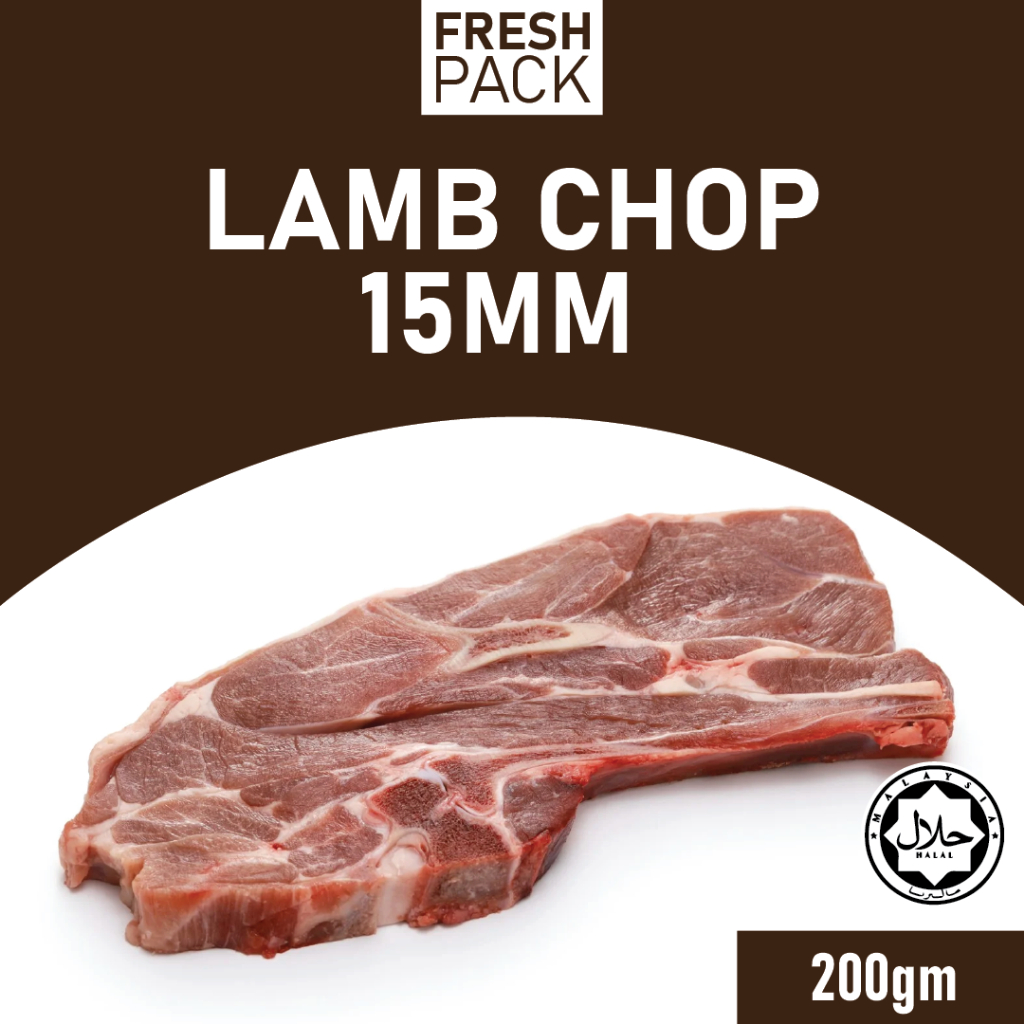 Kambing/Lamb Chop 15mm (200g) Fresh Pack | Shopee Malaysia