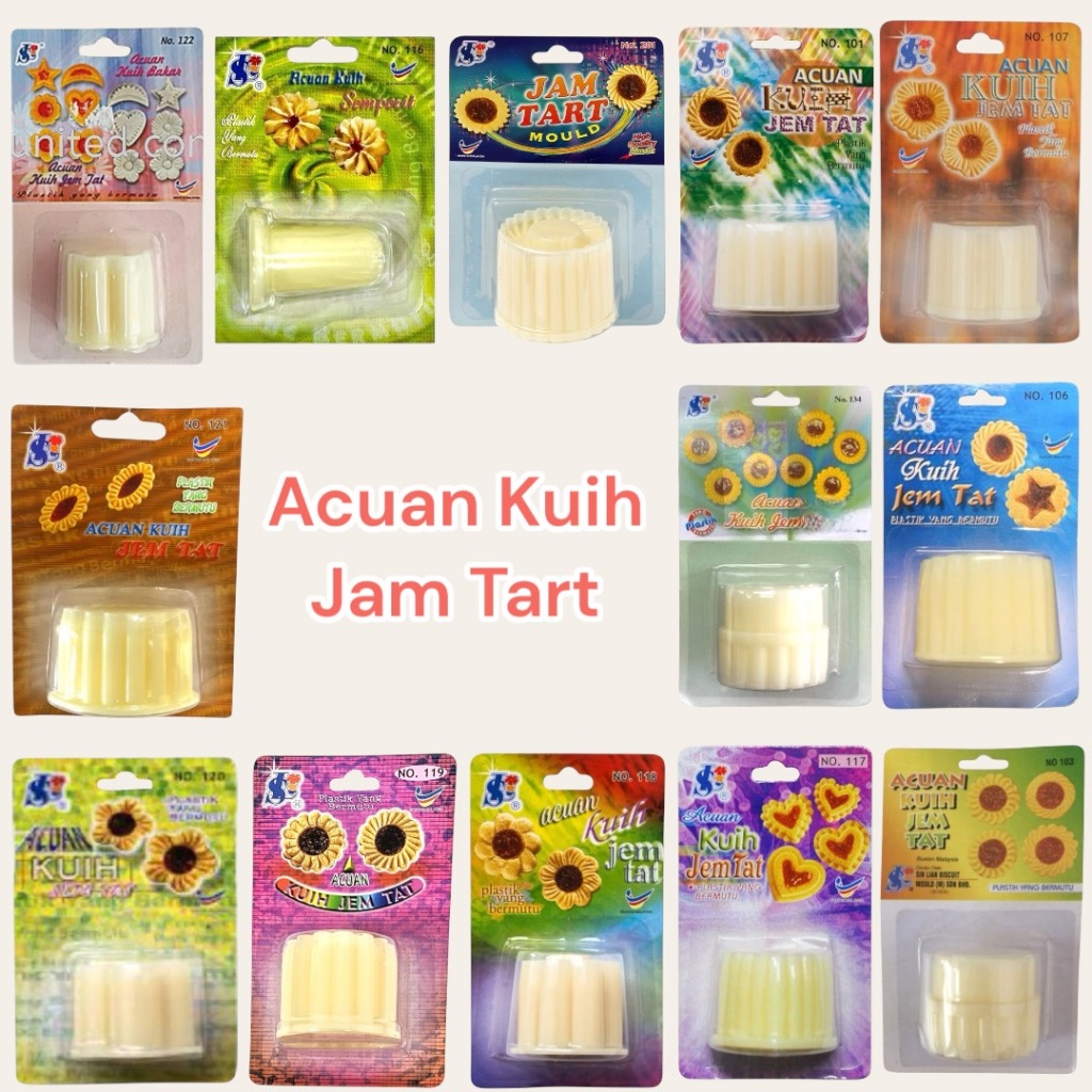SIN LIAN Acuan Jem Tart Nanas Biskut Raya Pineapple Fruit Jam Tart ...
