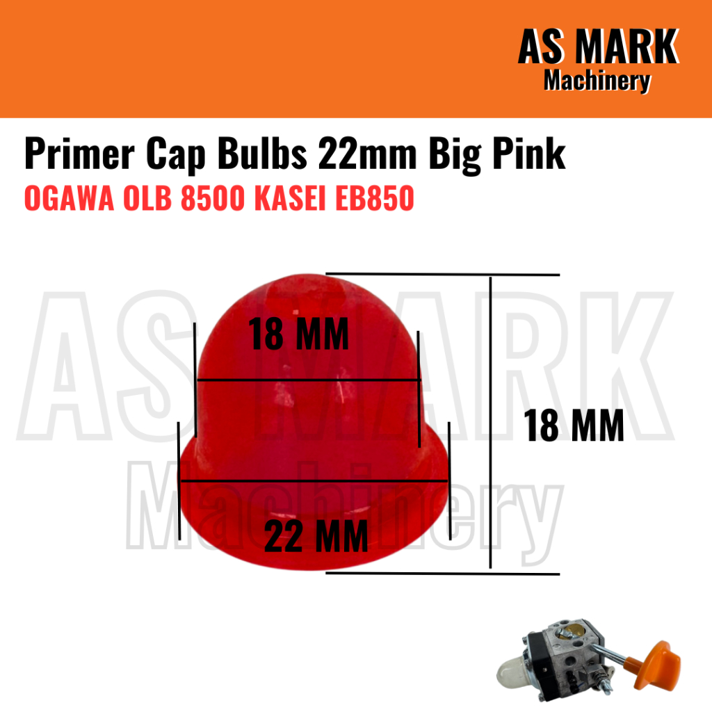 Primer Cap Bulbs 22mm Big Pink OGAWA OLB 8500 KASEI EB850 Carburetor ...