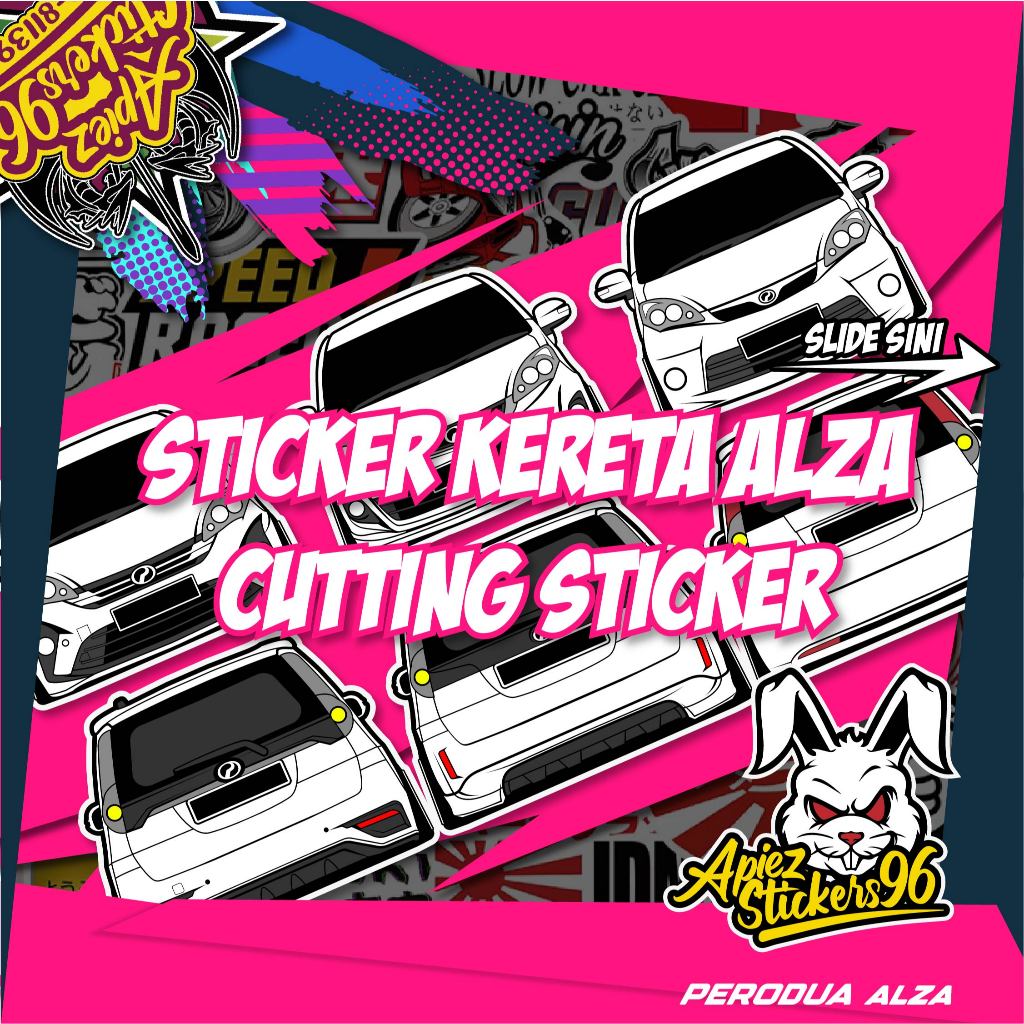 Sticker Alza Model / Sticker Perodua / Alza / Sticker Murah | Shopee ...