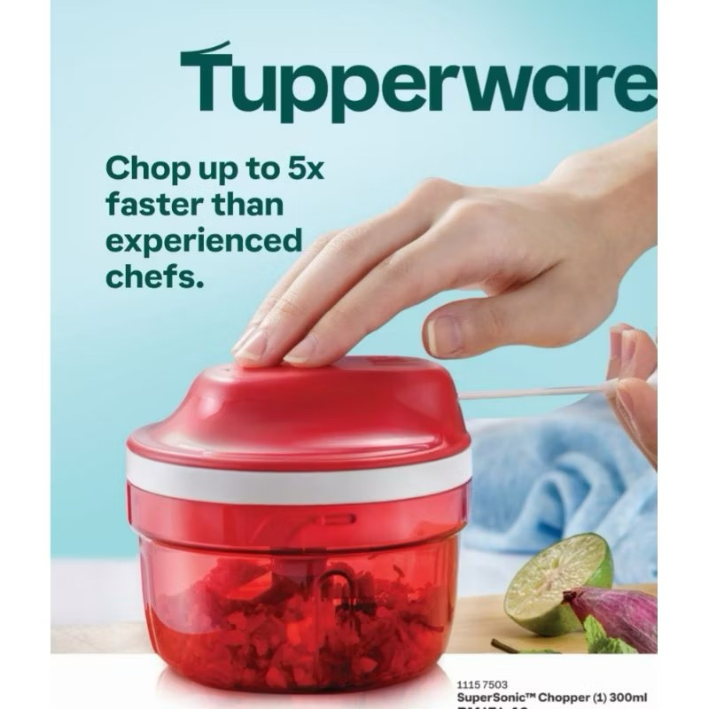 Tupperware SuperSonic Chopper Set(1pc) | Shopee Malaysia