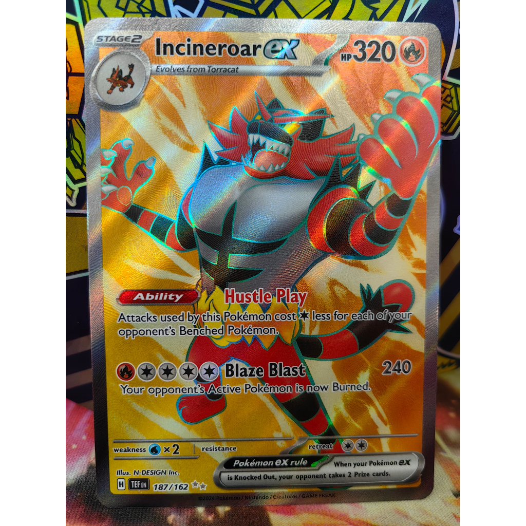 Incineroar ex - 187/162 - SV05: Temporal Forces (TEF) | Shopee Malaysia