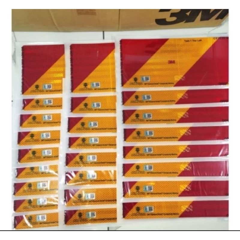 100% ORIGINAL 3M DIAMOND GRADE REFLECTIVE STICKER WITH SIRIM 1Pair ...