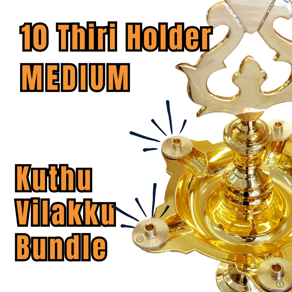 Medium Vilaku Thiri Holder Bundle B × 10 Units | Made In Malaysia ...