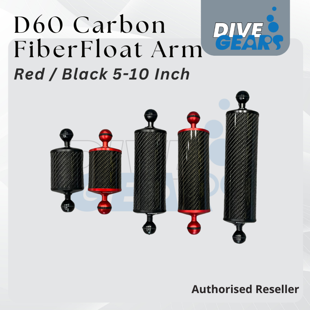 D60 Carbon Fiber Float Arm Underwater Photography Scuba Diving | Shopee ...