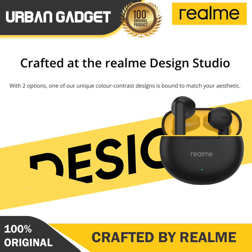 (100% ORIGINAL) REALME TECHLIFE BUDS T110 T01 BLUETOOTH EARBUDS ...