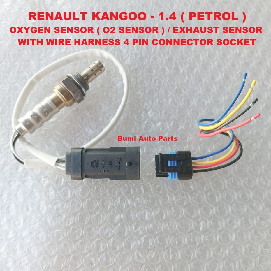 Renault Kangoo Oxygen Sensor With Socket 4 Pin Harness Kangoo O2 Sensor ...