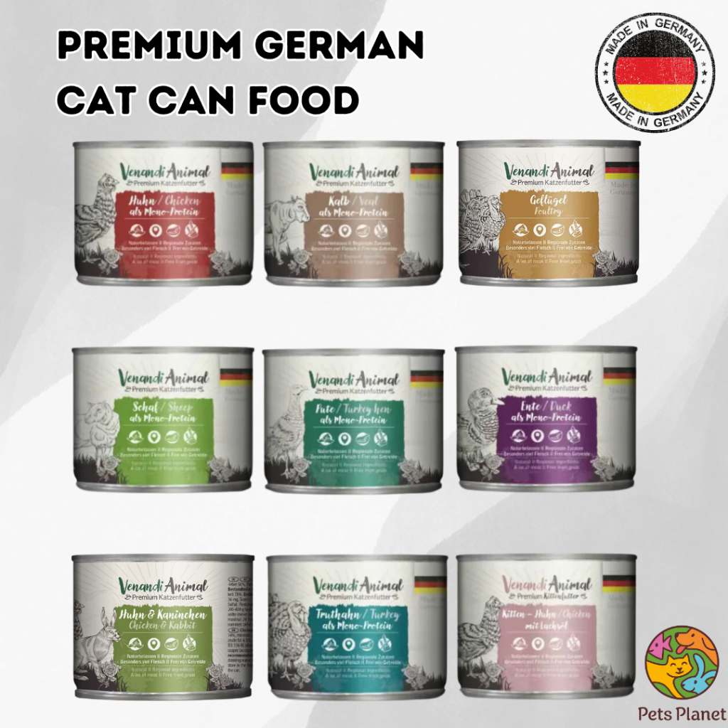 Germany Venandi Animal Complete Wet Cat Food 200g | Premium Germany Cat ...