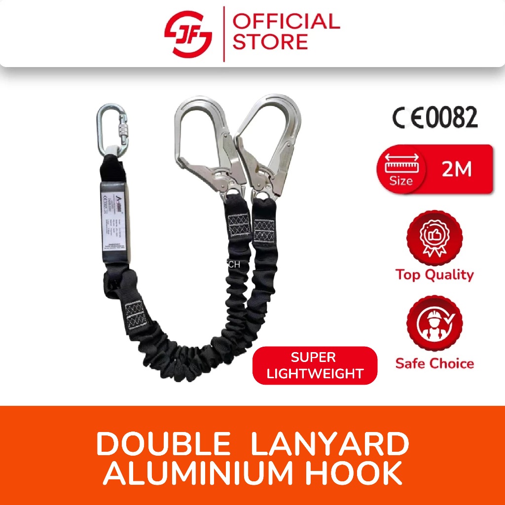 A-Stabil Eal30214 Double Spring Lanyard Big Aluminium Hook C/W 1Pc ...
