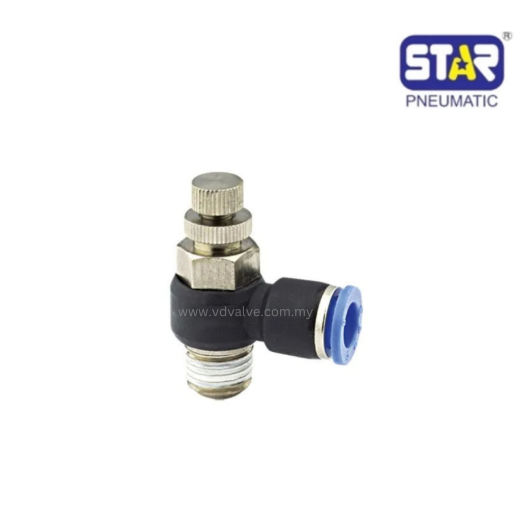 STAR Pneumatic One Touch Fittings (Push In) Speed Controller | Shopee ...