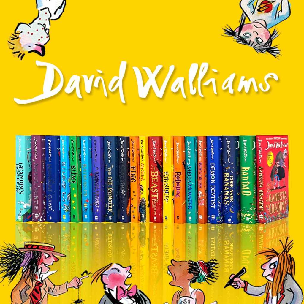 The World of David Walliams books set | Shopee Malaysia