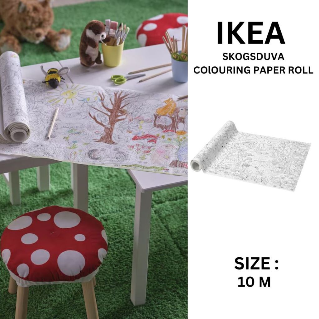 SKOGSDUVA Coloring Paper Roll ( 10 m ) | Shopee Malaysia