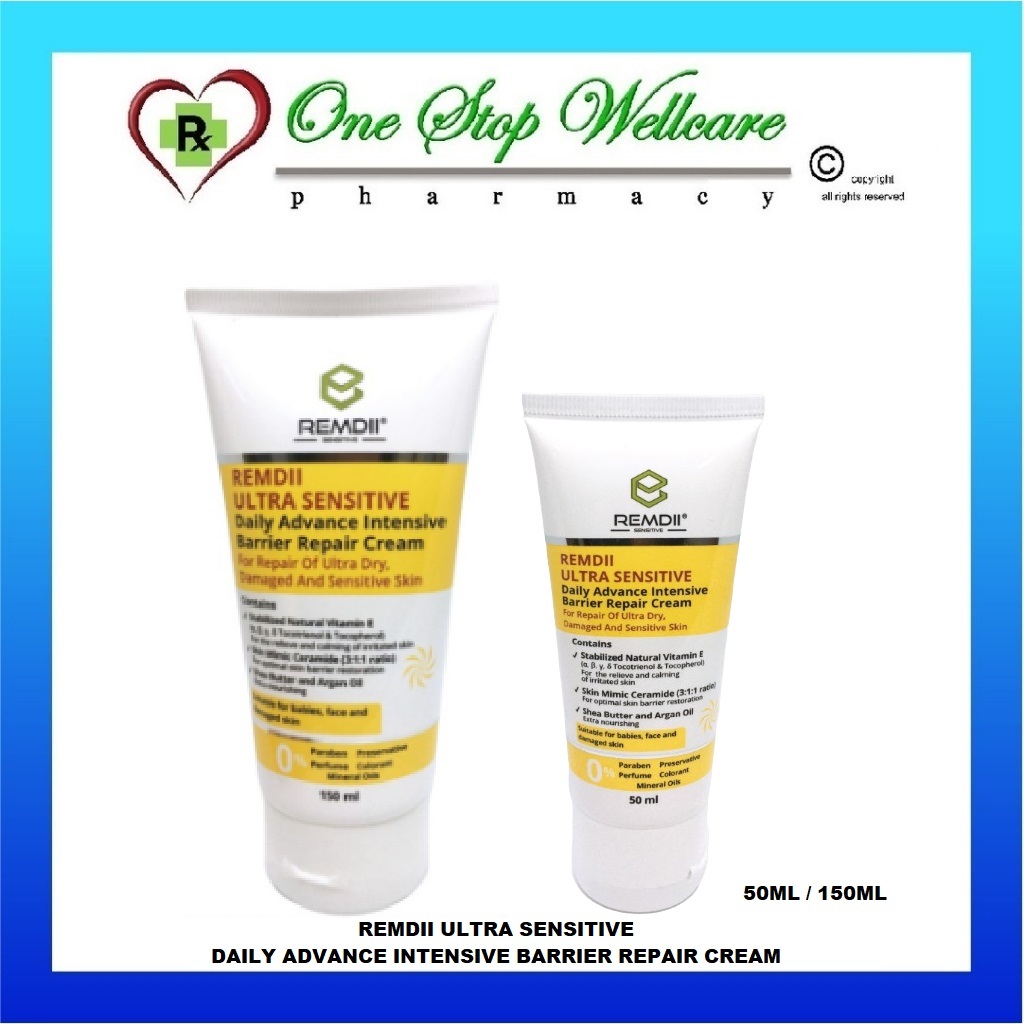 REMDII ULTRA SENSITIVE DAILY ADVANCE INTENSIVE BARRIER REPAIR CREAM ...