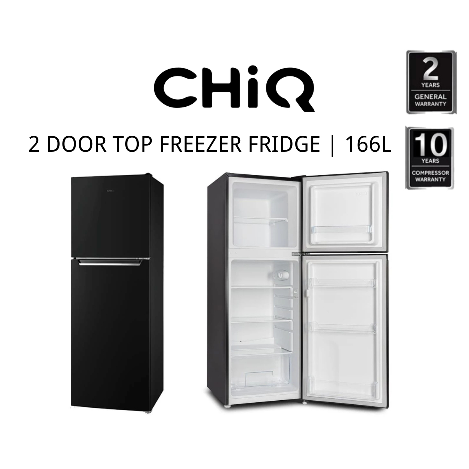 CHiQ (166L) 2 Door Top Freezer Refrigerator Fridge | CTM138L | Shopee ...