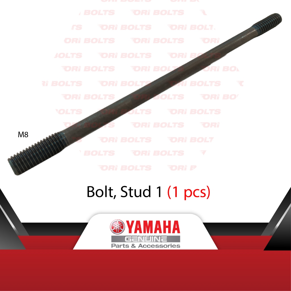 BB8-E1391-00 BB8-E1392-00 Yamaha Original NVX V1 V2 Tiang Crankcase Tengah Head Blok Engine Bolt ...