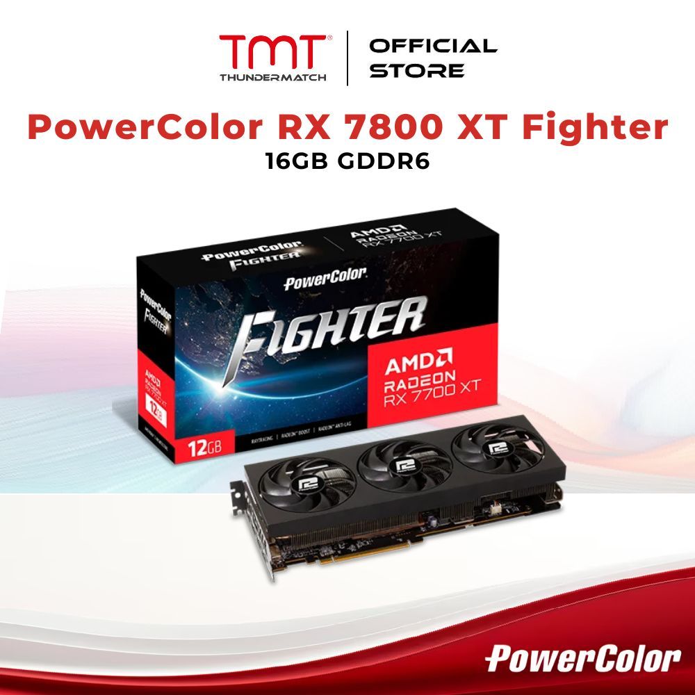 PowerColor Radeon RX 7800 XT Fighter | Shopee Malaysia