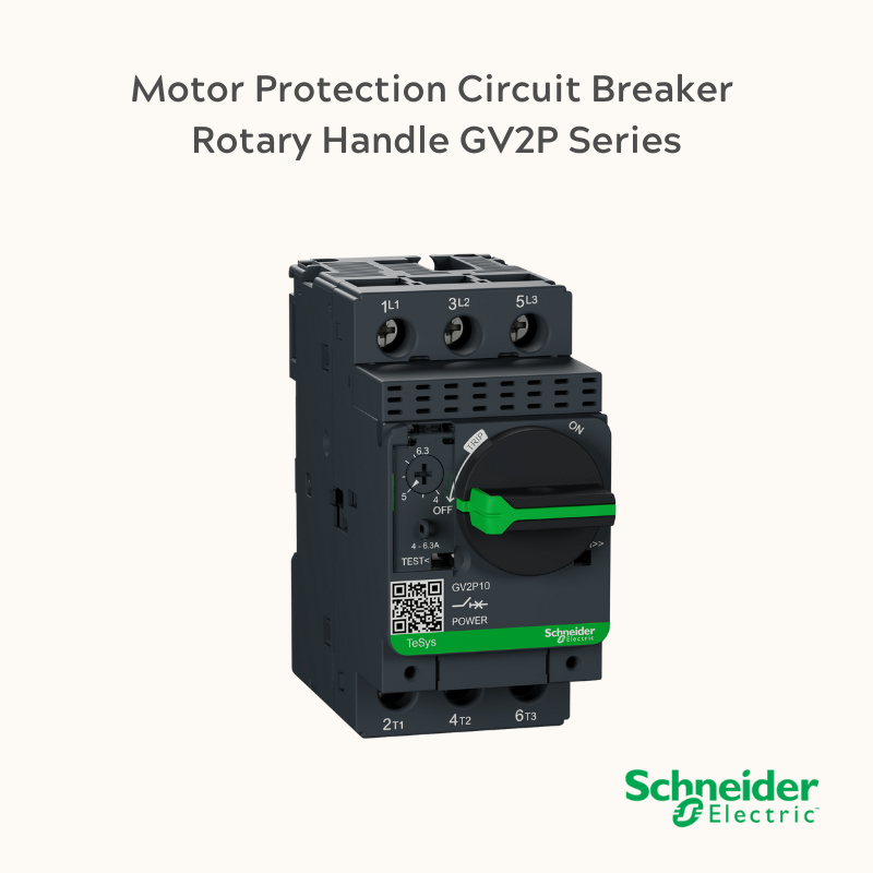 Schneider GV2P Series Motor Protection Circuit Breaker Rotary Handle ...