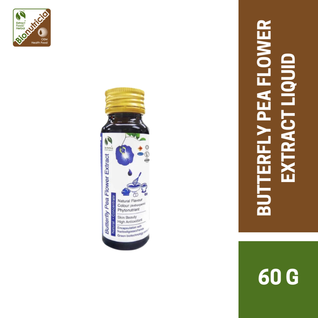 Butterfly Pea Flower Standardized Extract Liquid (60, 200, 1kg) | Bunga ...