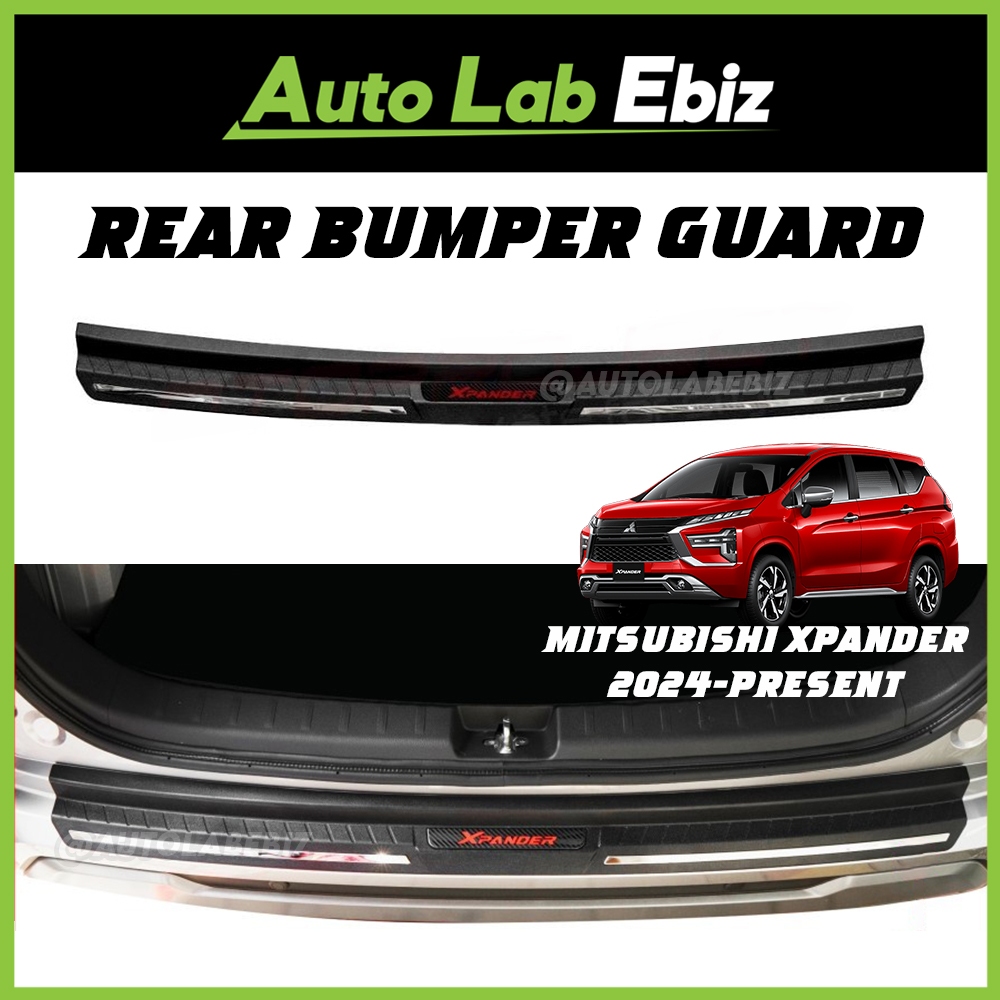 Rear Bumper Guard 3D with Chrome Linning Mitsubishi Xpander 2024 ...