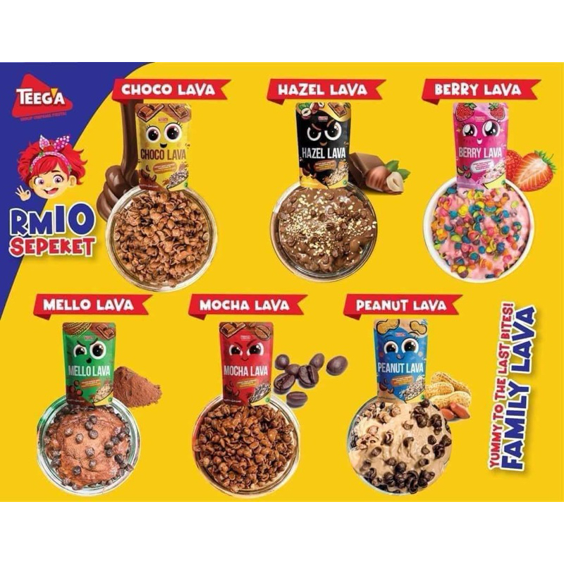Teega Lava Snack 120g / choco jar/ easy go / travel pack | Shopee Malaysia