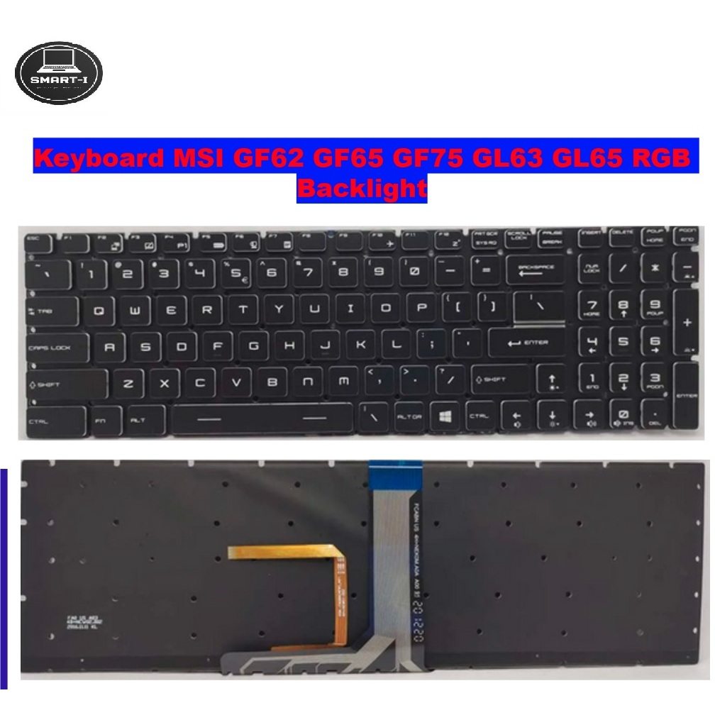 Msi Keyboard GF62 GF65 GF75 GL63 GL65 GL73 GL75 GP63 GP65 GP73 GP75 ...