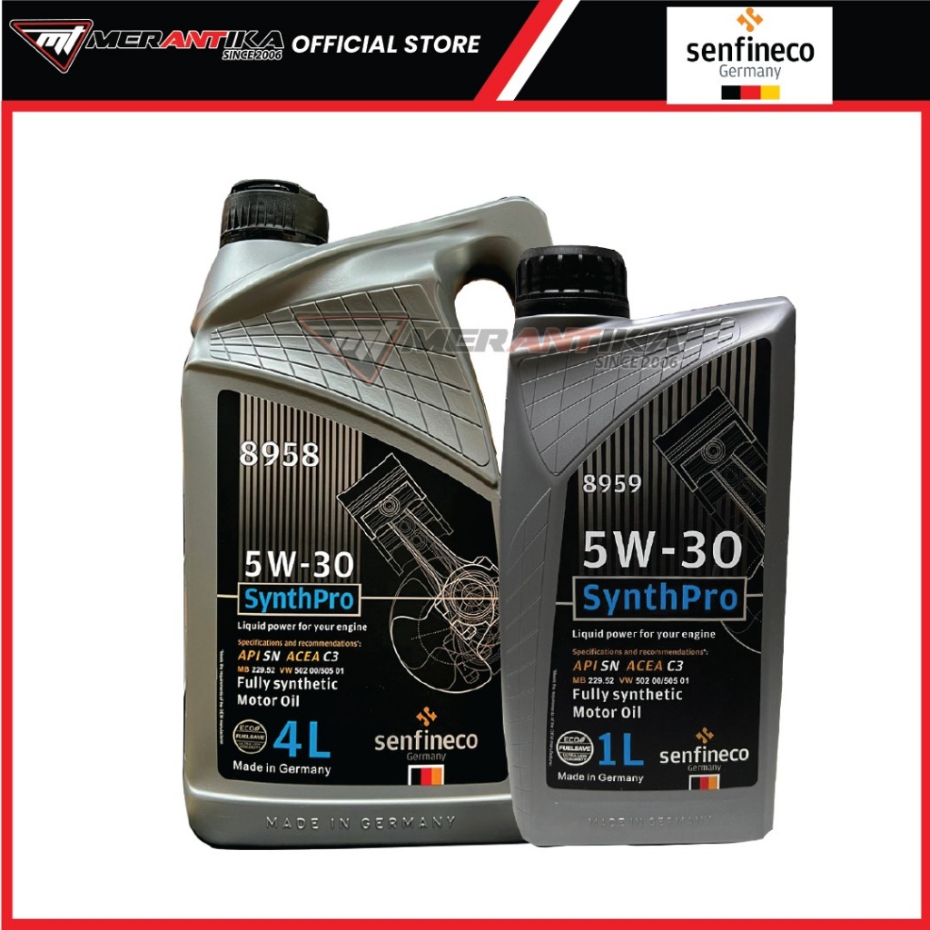 MERANTIKA | SENFINECO 8958/8959 SynthPro Fully Synthetic 5W30 C3 Car ...