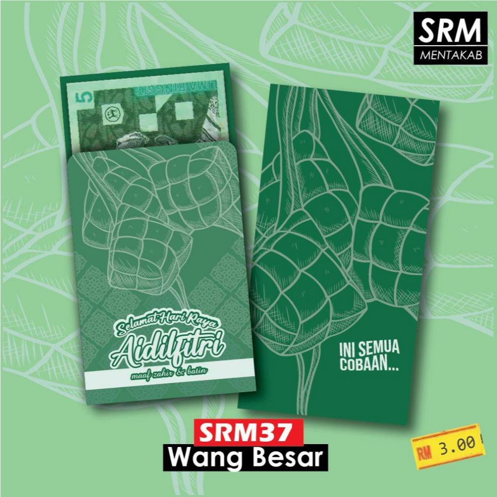 Sampul Raya Wang RM 5 | 1 Paket 10pcs | Sampul Raya Viral 2025 | Angpau ...