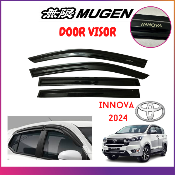 TOYOTA INNOVA 2024 High Quality Mugen Door Visor Air Press Window Wind ...