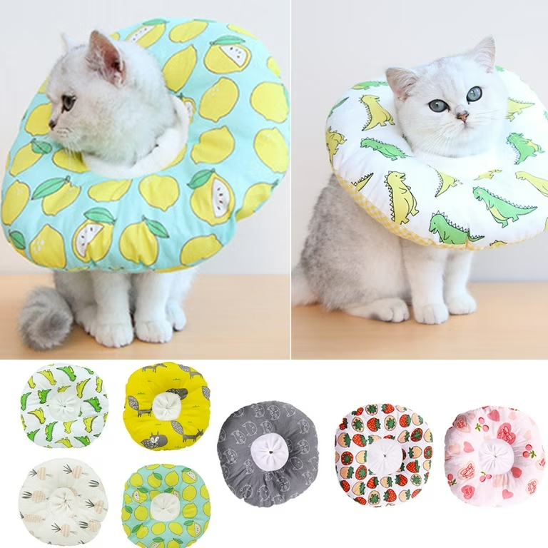 Elizabethan Collar Cat Recovery Collar E Kolar Pet Cone Sunflower ...