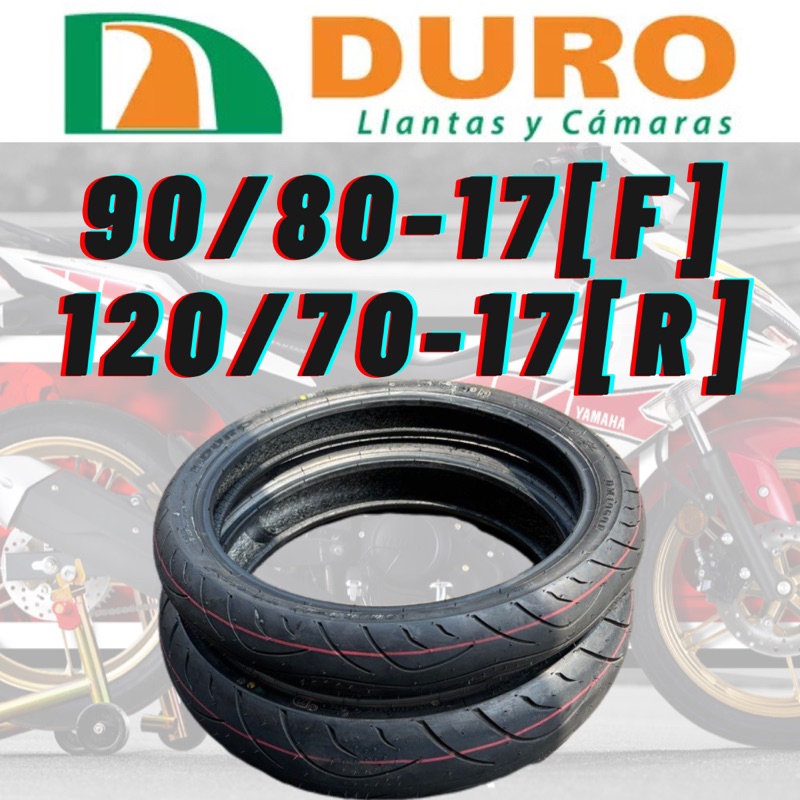 TAYAR TYRE DURO 90/80-17 120/70-17 ORI ORIGINAL YAMAHA Y15 Y15ZR Y16 ...