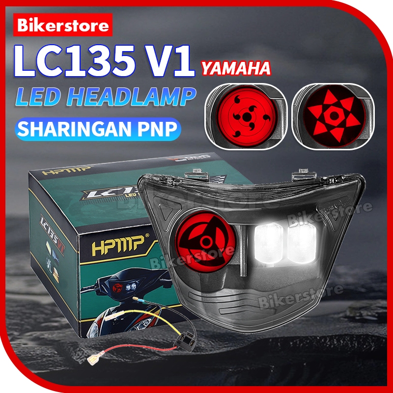 HPMP LC135 V1 New LED Lampu Depan Head Light Headlamp Custom Head Lamp Naruto Single Devil Eye ...