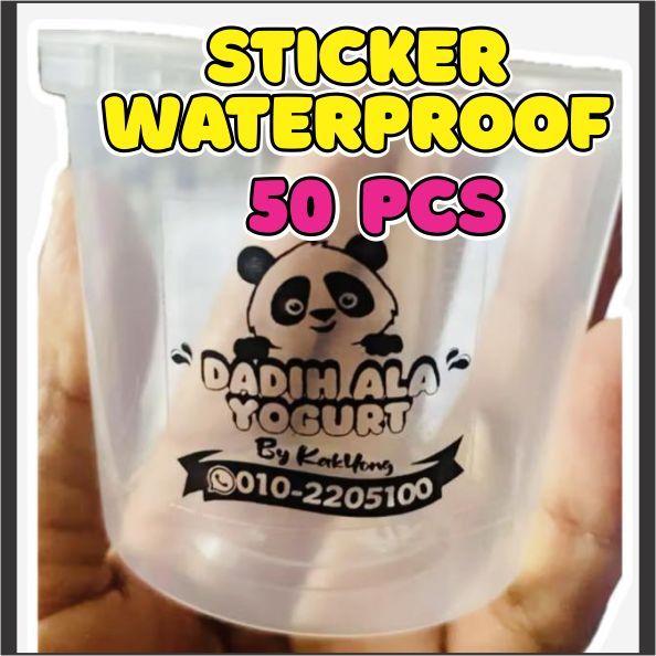 ️‍🔥50PCS ️‍🔥STICKER LABEL AISKRIM WATERPROOF (TOP PRODUCT SELLING LABEL ...