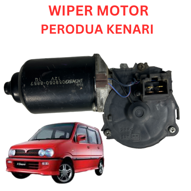 WIPER MOTOR PERODUA KENARI DAIHATSU MODE L900-Moto Wiper Kenari Depan ...