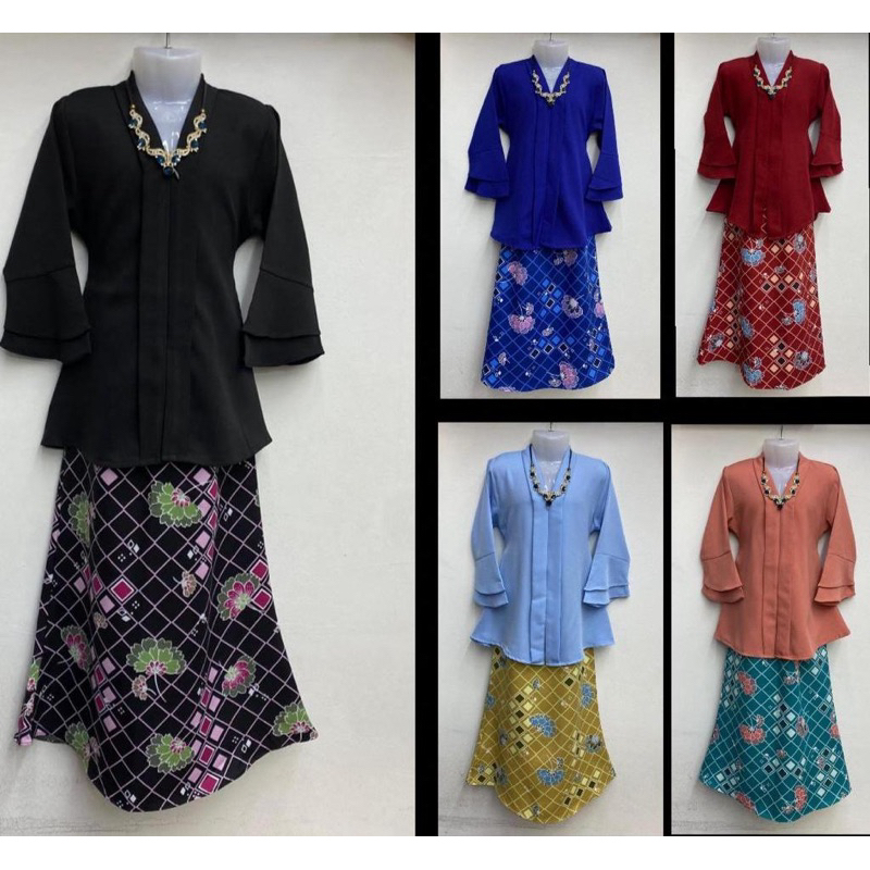 Baju kebaya Terbaru 2025 for kanak -kanak Baju Raya Anak girl flower ...