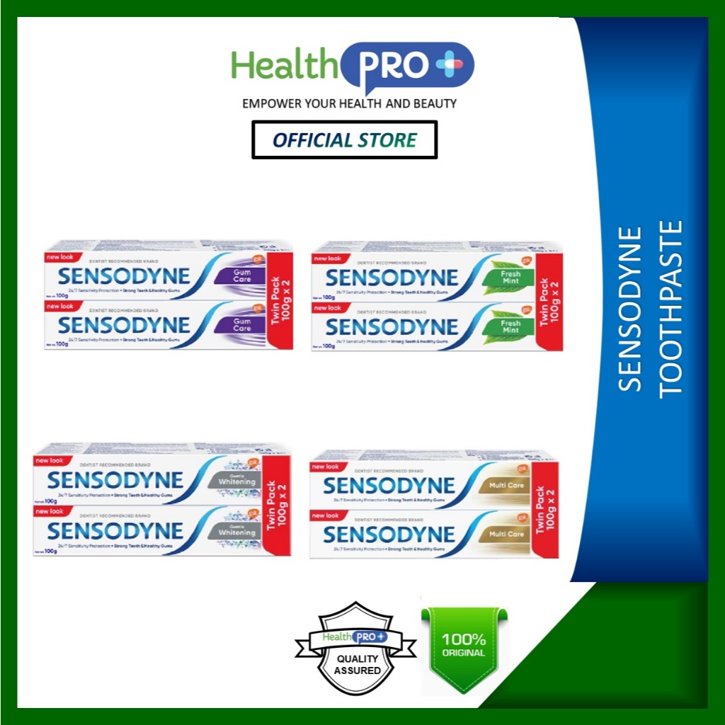 SENSODYNE (100g) FRESH MINT / GUM CARE / WHITENING TOOTHPASTE EXPIRY:06 ...