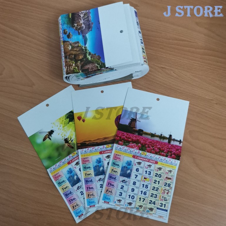 Horse Calendar / Wall Calendar 2025 | Kalendar Kuda / Kalender Dinding 2025 | Shopee Malaysia