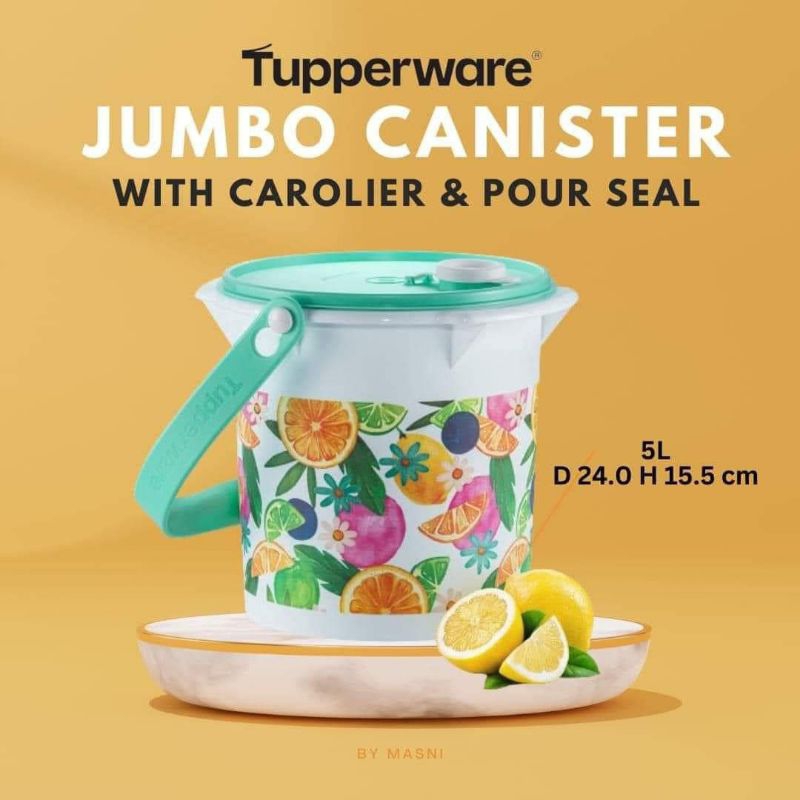 Tupperware Bekas Air Besar Jumbo Water Canister 5L | Shopee Malaysia