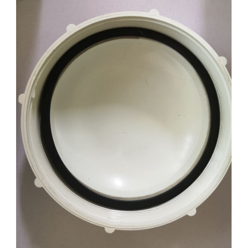 110MM UPVC FITTING FLOOR GULLY CAP WITH RUBBER RING / TRAP COVER ...