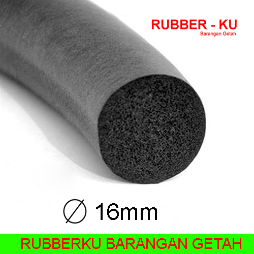 EPDM Rubber Sponge Cord, Close Cell Round Foam strip 16mm Diameter ...