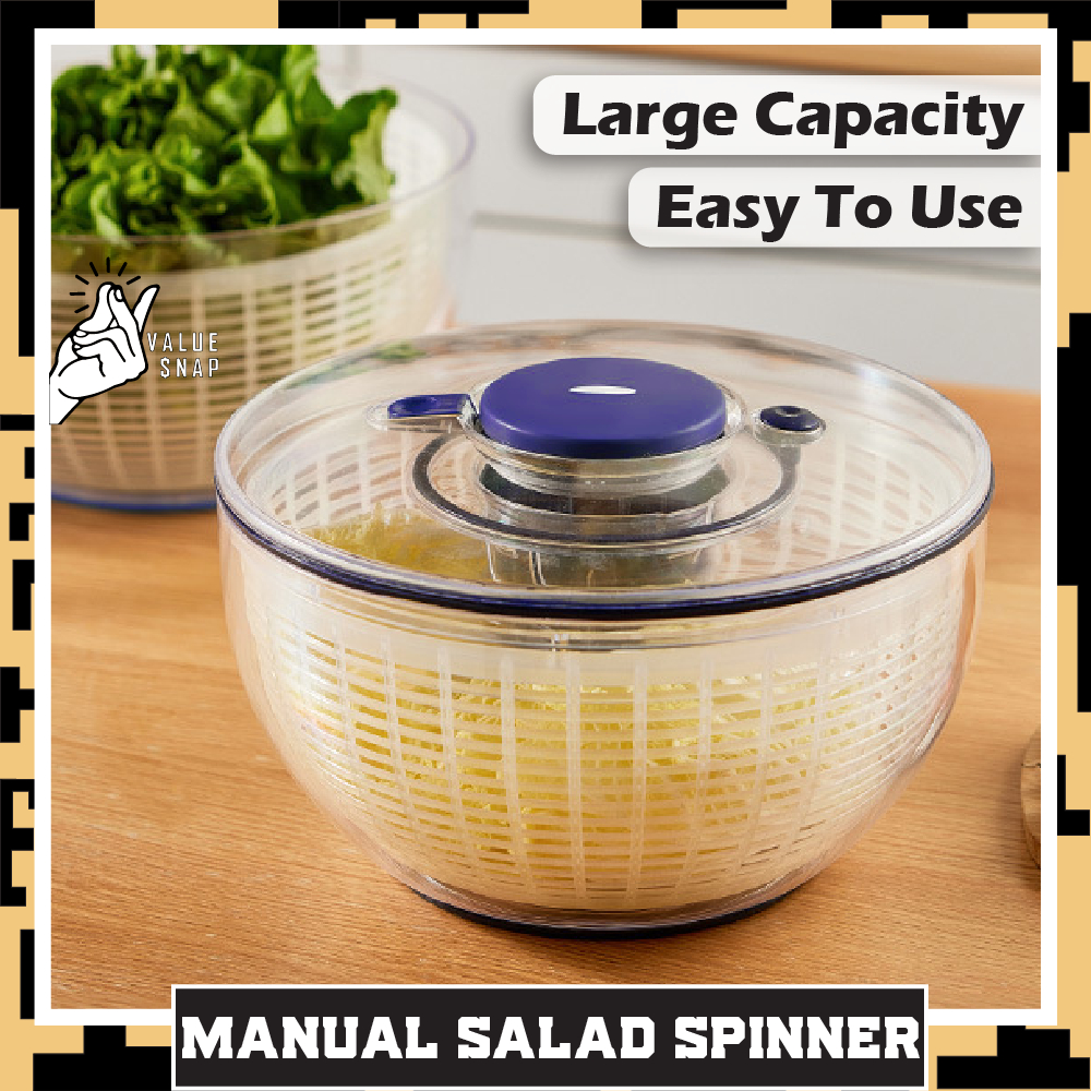 Salad Spinner Basket Press Vegetable Spinner Pengering Sayur Sayuran ...