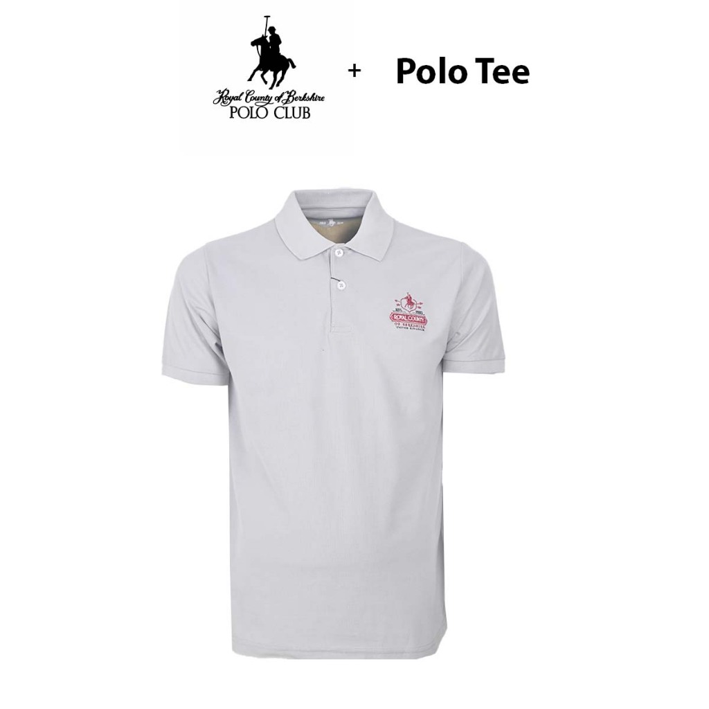 RCB Polo Club Men Grey Short Sleeve Polo Shirt RMTSF10262 | Shopee Malaysia